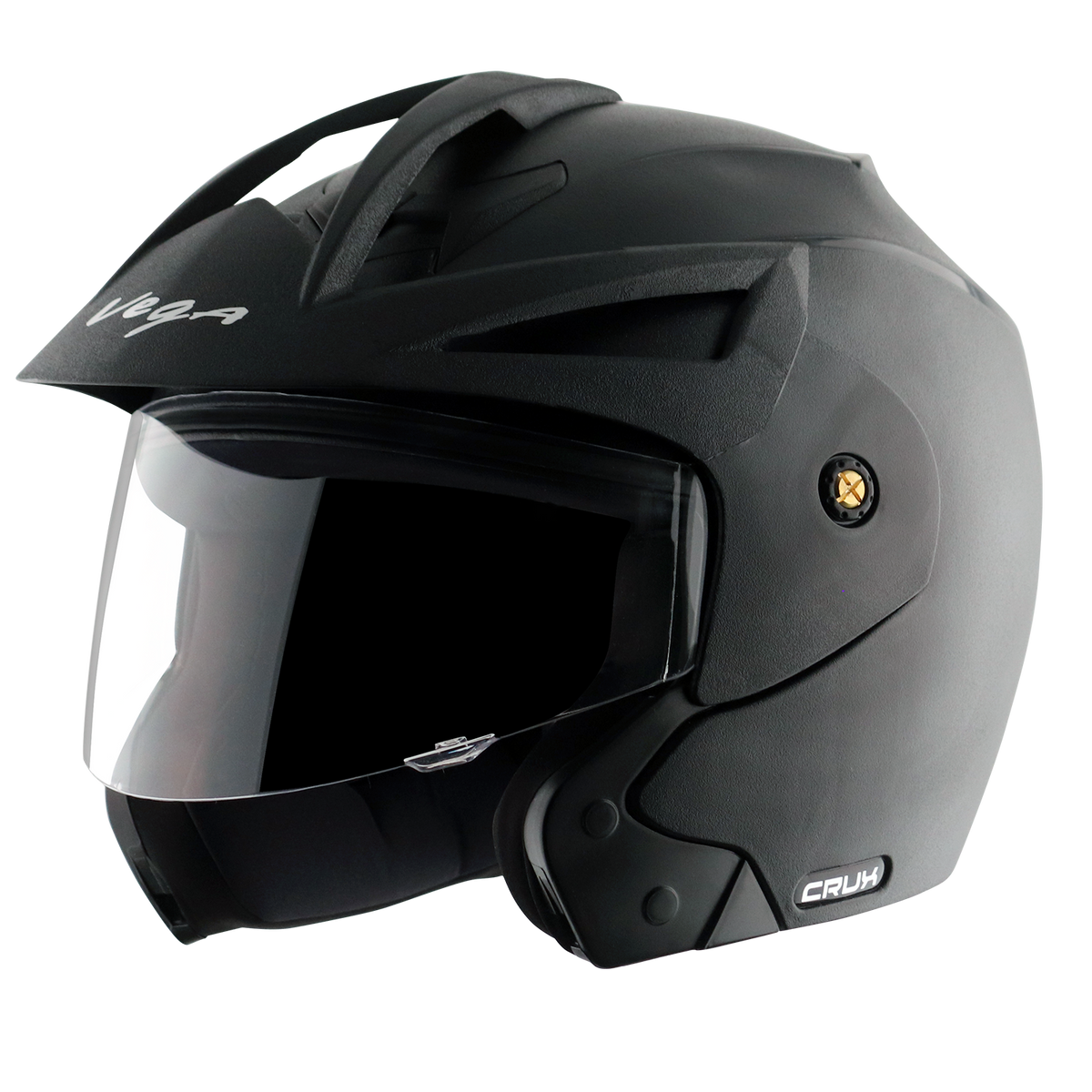 Vega Crux Open-Face Helmet – Classic Motorcycle Helmet – Vega Helmets